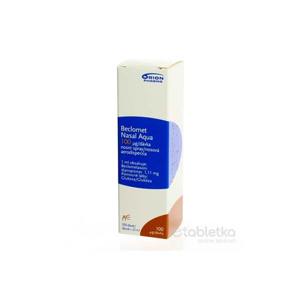 BECLOMET NASAL AQUA 100 µg | etabletka