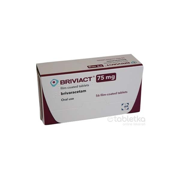 Briviact 100 mg filmom obalené tablety | etabletka