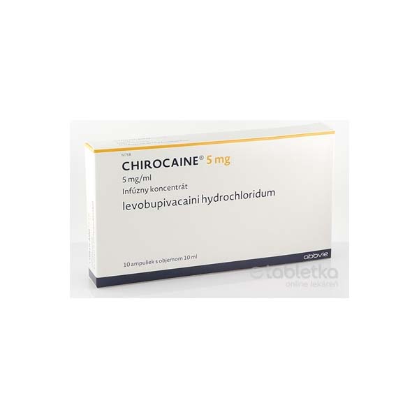CHIROCAINE 5 mg/ml | etabletka