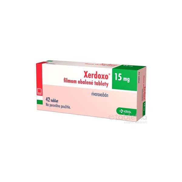 Xerdoxo 15 mg filmom obalené tablety | etabletka