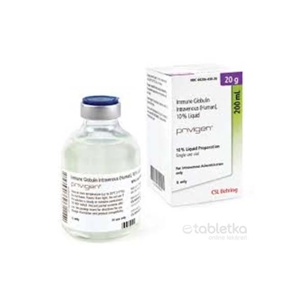 Privigen 100 mg/ml infúzny intravenózny roztok | etabletka