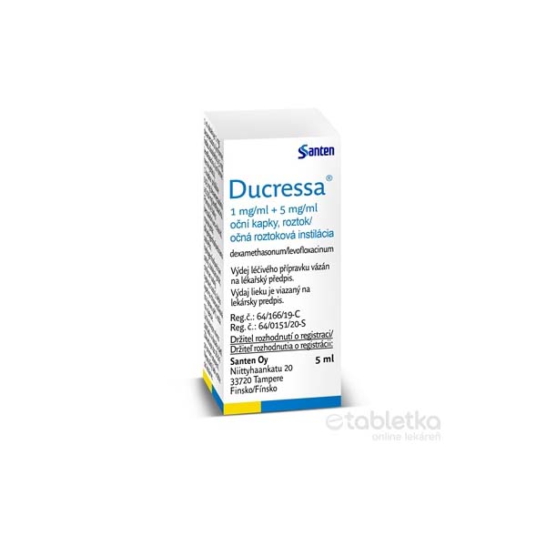 Ducressa 1 mg/ml + 5 mg/ml | etabletka