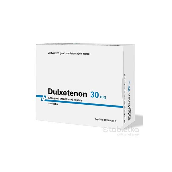 Dulxetenon 30 mg tvrdé gastrorezistentné kapsuly | etabletka