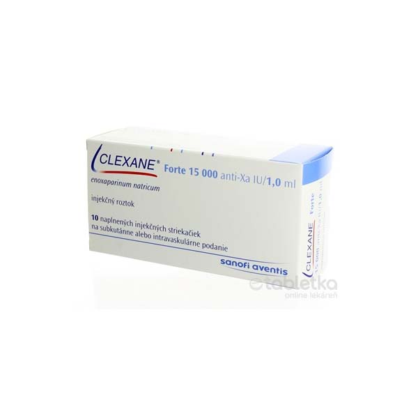 CLEXANE FORTE 15000 IU (150 mg)/1 ml | etabletka
