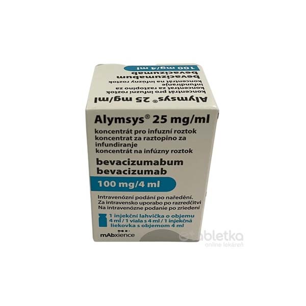 Alymsys 25 mg/ml koncentrát na infúzny roztok | etabletka