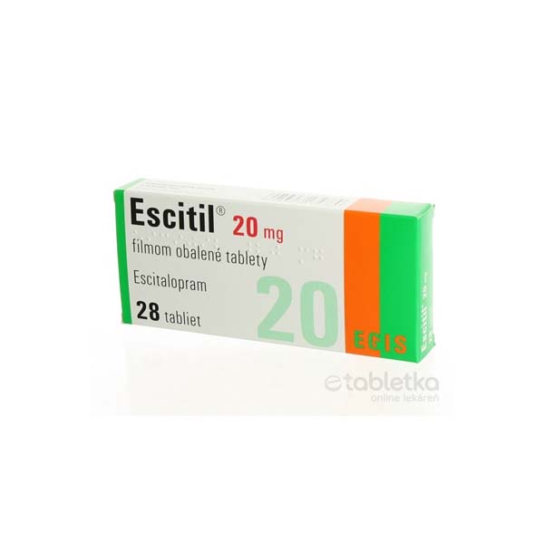 Escitil 20 mg | etabletka