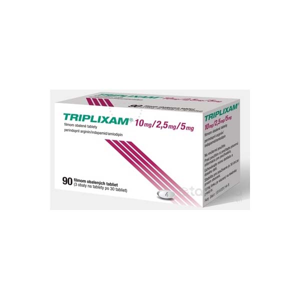 TRIPLIXAM 10 mg/2,5 mg/5 mg | etabletka