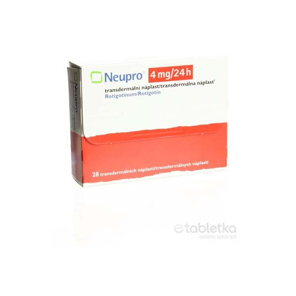 Neupro 4 mg/24 h transdermálna náplasť | etabletka
