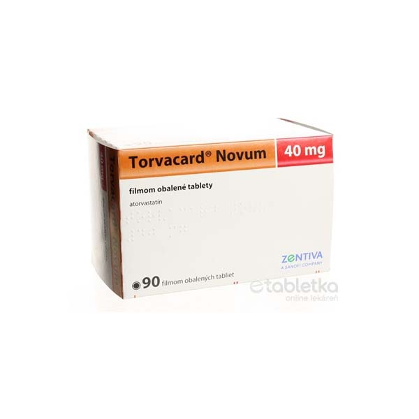 Torvacard Novum 40 mg | etabletka