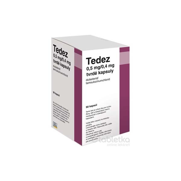 Tedez 0,5 mg/0,4 mg tvdré kapsuly | etabletka
