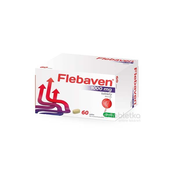 Flebaven 1 000 mg tablety | etabletka