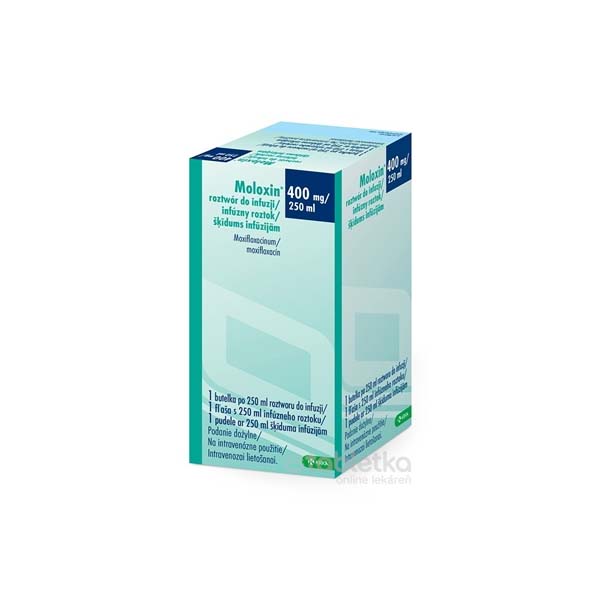 Moloxin 400 mg/250 ml infúzny roztok | etabletka