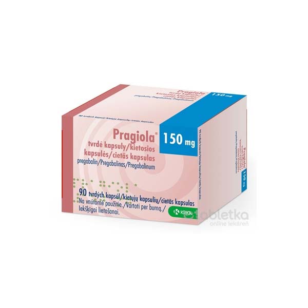 Pragiola 150 mg tvrdé kapsuly | etabletka