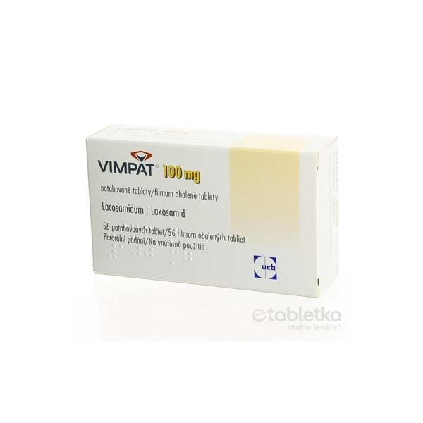 Vimpat 100 mg filmom obalené tablety | etabletka