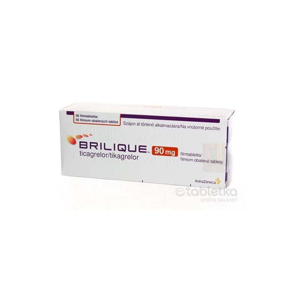 BRILIQUE 90 mg filmom obalené tablety | etabletka