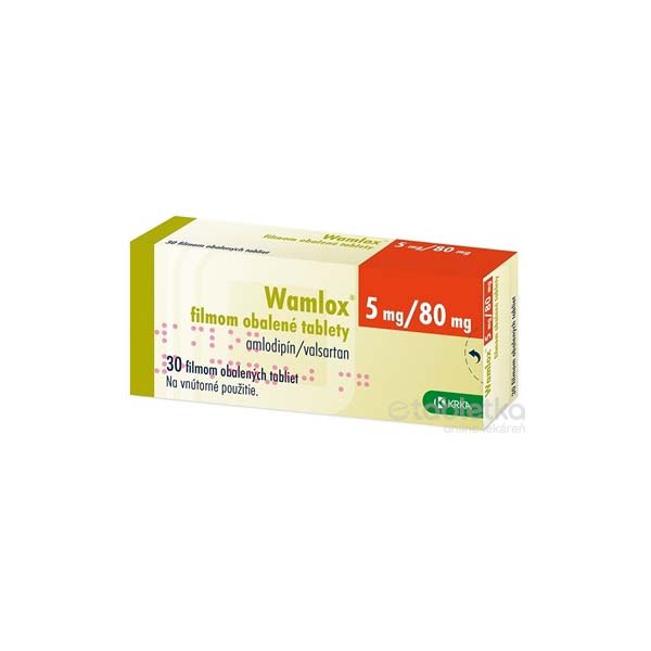 Wamlox 5 mg/80 mg filmom obalené tablety | etabletka