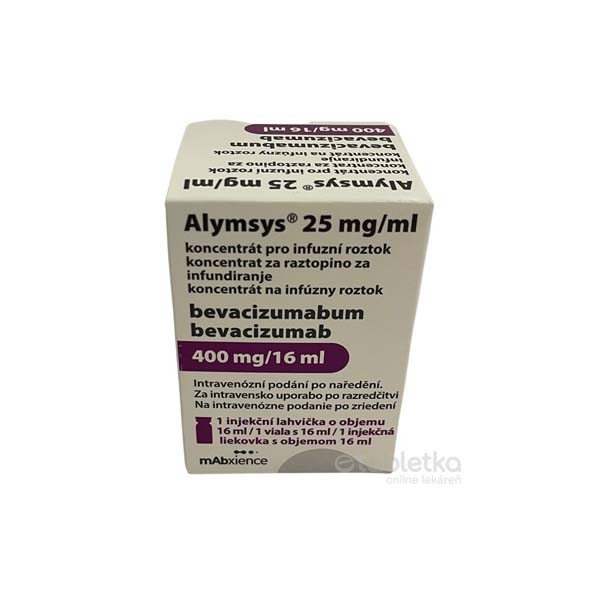 Alymsys 25 mg/ml koncentrát na infúzny roztok | etabletka