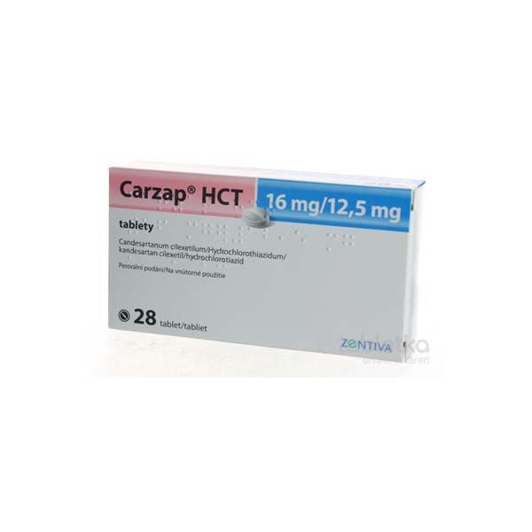 Carzap HCT 16 mg/12,5 mg | etabletka