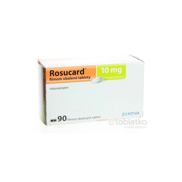 Rosucard 10 mg filmom obalené tablety | etabletka