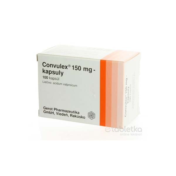 CONVULEX 150 mg kapsuly | etabletka