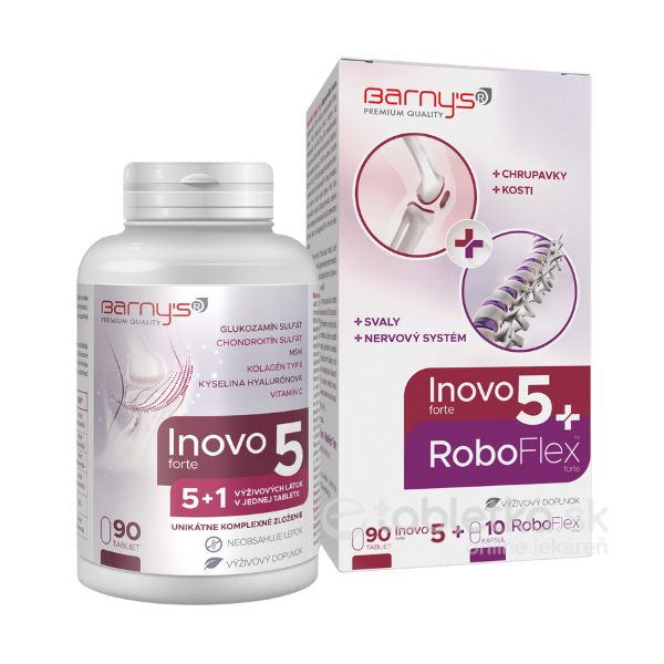 Barny's INOVO 5 forte 90tbl + RoboFlex forte 10cps | etabletka