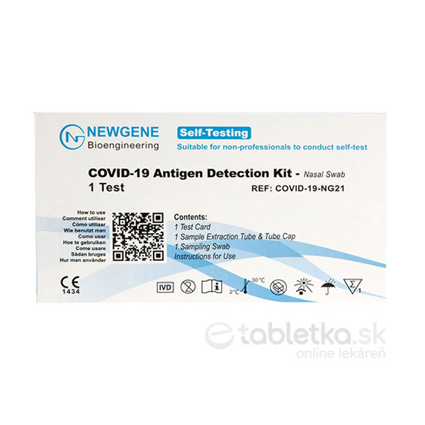 NEWGENE Covid-19 Antigénový test 1ks | etabletka
