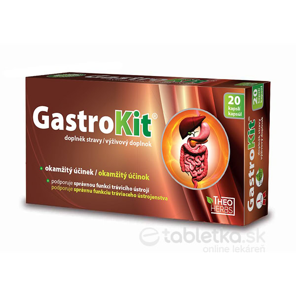THEO HERBS GastroKit 20 kapsúl | etabletka