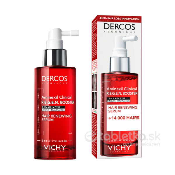 VICHY DERCOS Aminexil Clinical R.E.G.E.N. BOOSTER pre obnovu vlasov ...