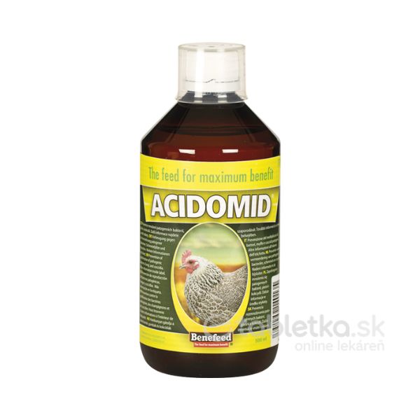 Acidomid D pre hydinu 500ml | etabletka