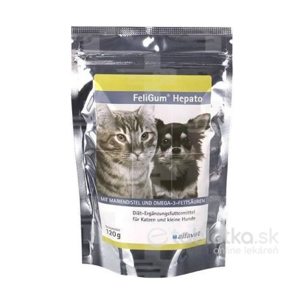 FeliGum Hepato žuvacie tablety 60ks | etabletka