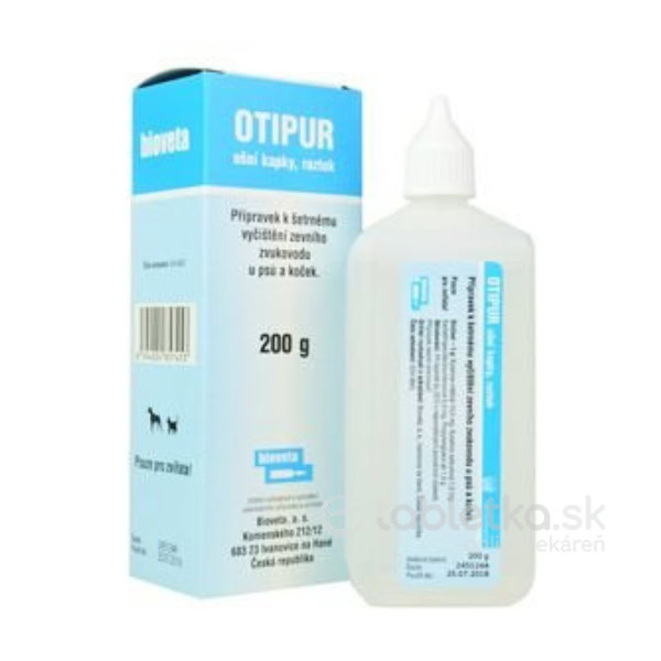 Otipur čistič uší pre psy a mačky 200g | etabletka