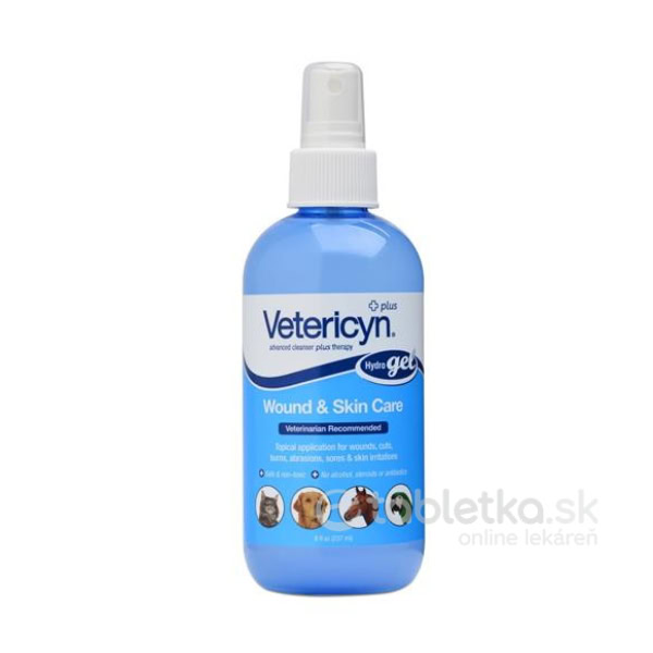 Vetericyn Hydrogel plus pre hojenie rán 89ml | etabletka