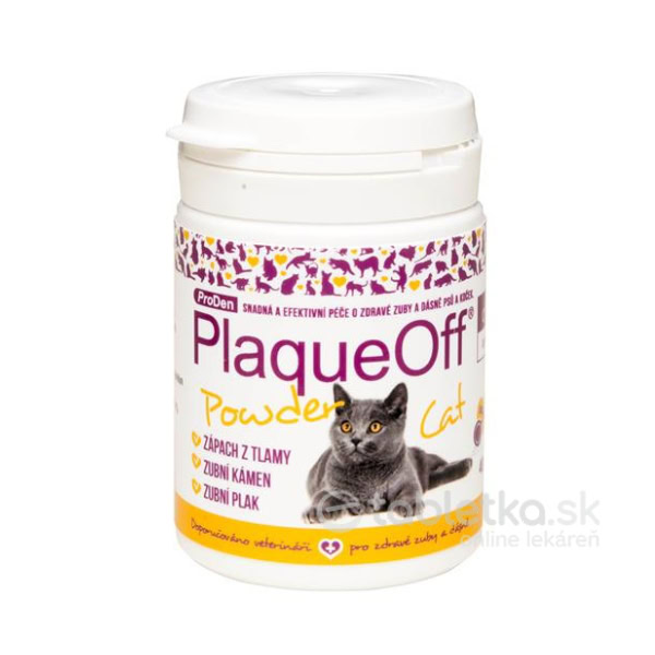 ProDen PlaqueOff Powder Cat 40g | etabletka