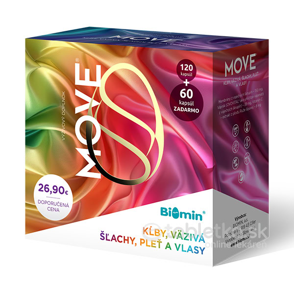 Biomin MOVE 120+60 kapsúl zadarmo | etabletka
