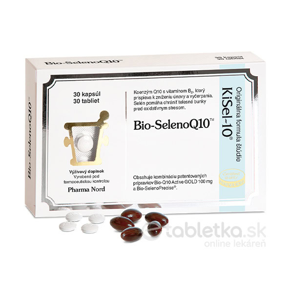 Bio-SelenoQ10 (Bio-Q10 Active Gold 100mg, Bio-SelenoPrecise) 30cps+30tbl | etabletka