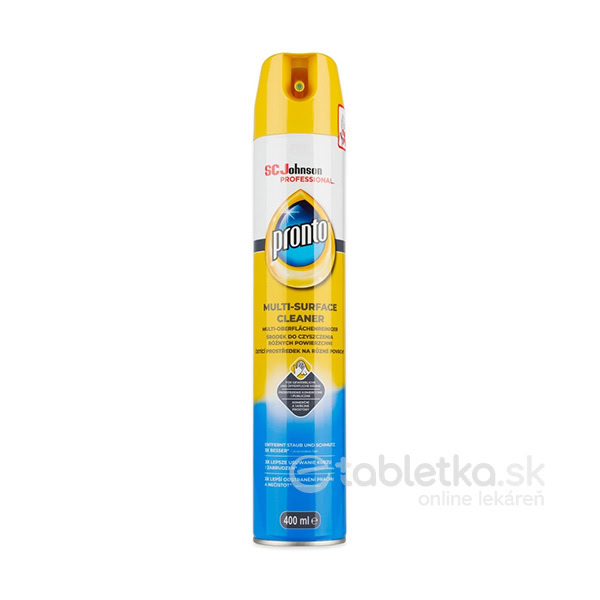 Pronto Multi-Surface Cleaner univerzálny sprej na prach 400ml | etabletka
