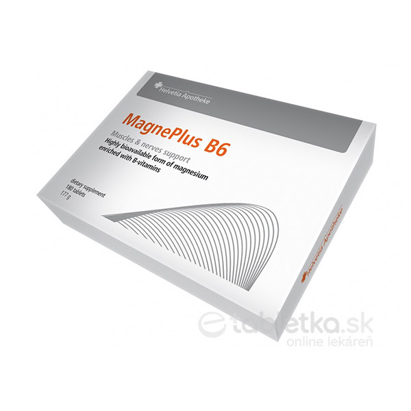 Helvetia Apotheke MagnePlus B6, 180 tabliet | etabletka