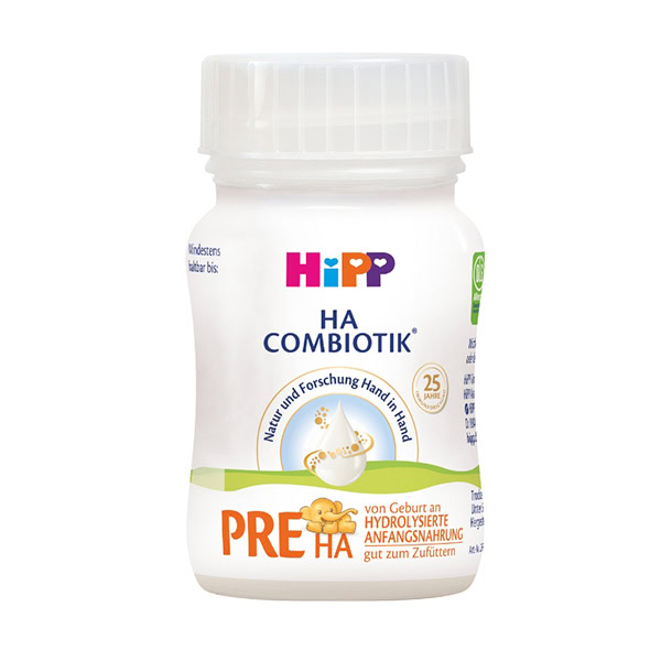 HiPP PRE HA Combiotik počiatočná dojčenská výživa (inovácia 25) 24x90ml ...