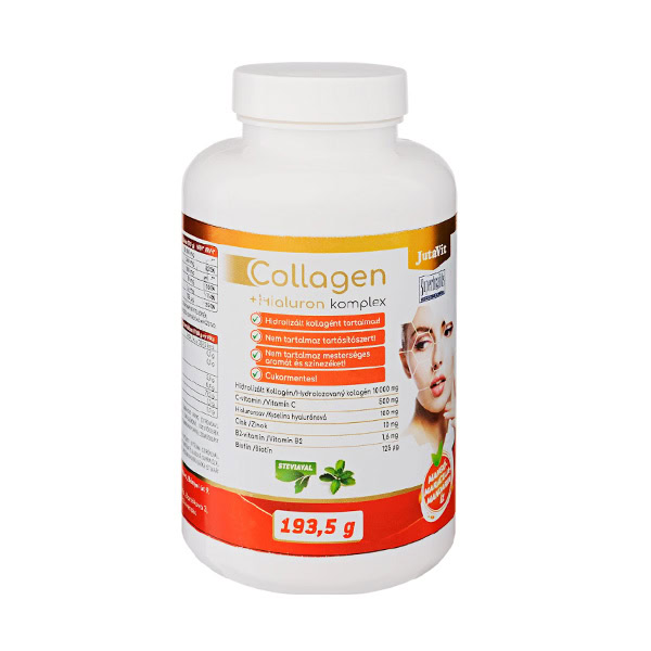 JutaVit Kolagén 10g + Hyalurón komplex mango, marakuja a mandarínka 193,5g | etabletka
