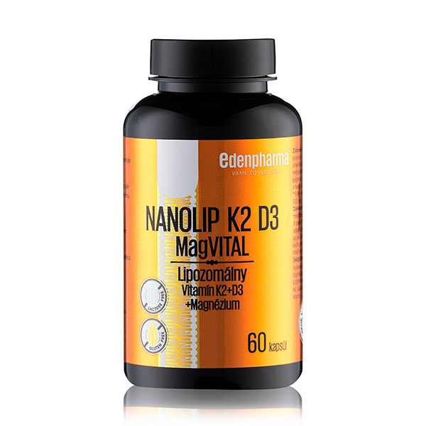 EDENPharma NANOLIP K2 D3 Mag VITAL 60 kapsúl | etabletka