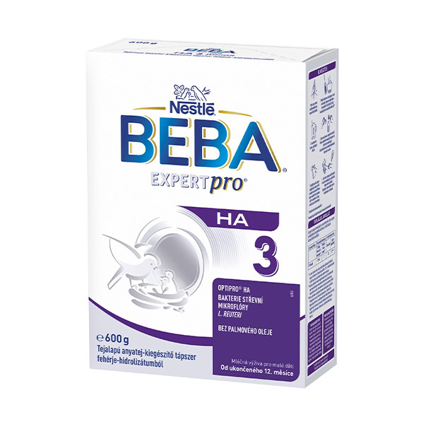 BEBA EXPERT pro HA 3 mliečna výživa (od ukonč. 12. mesiaca) 600g ...