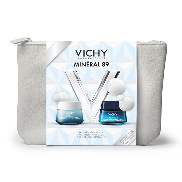 VICHY MINERAL 89 MOISTURE BOOST XMAS 2025 hydratačný krém 50ml+ nočný ...