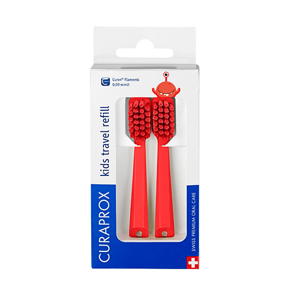 Curaprox KIDS Travel Refill CS 5500 náhradné hlavičky na kefku, ultra ...