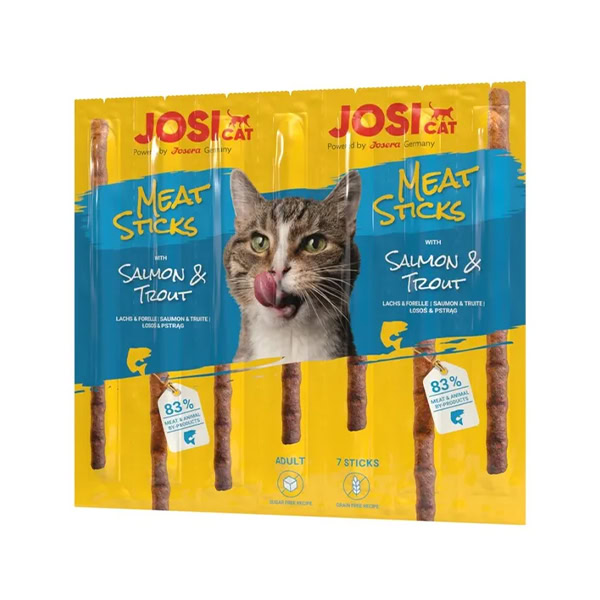JOSICAT Meat Sticks SALMON&TROUT 35g | etabletka