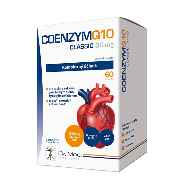 COENZYM Q10 Classic 30mg Da Vinci 60 kapsúl | etabletka